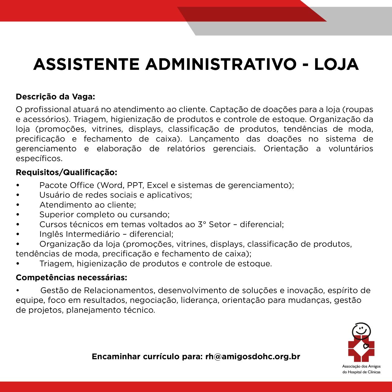 Assistente Administrativo (15/09) - Central de Carreiras UniOpet