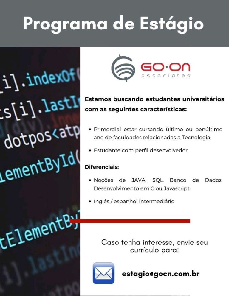 Programa de Estágio TI (15/09) - Central de Carreiras UniOpet