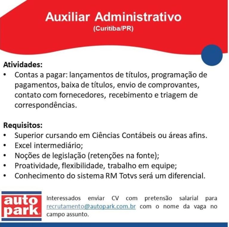 Auxiliar Administrativo (09/12) - Central de Carreiras UniOpet