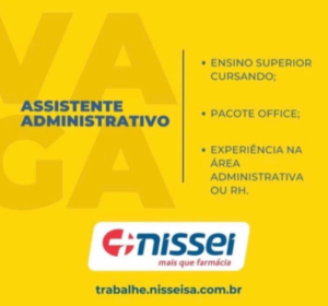 Vaga Assistente Administrativo (06/07) - Central de Carreiras UniOpet