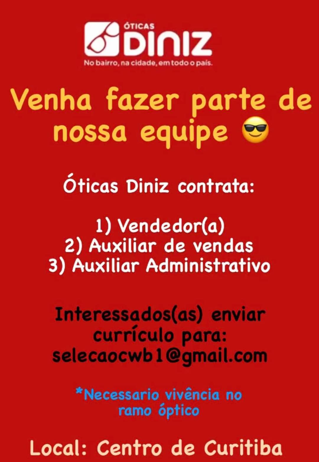 Oportunidade Efetiva – Diversas áreas (03/03) - Central de Carreiras UniOpet