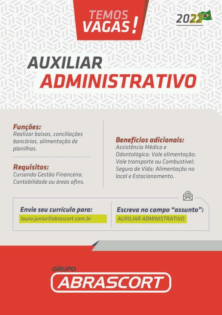 Auxiliar Administrativo (07/07/22) - Central de Carreiras UniOpet